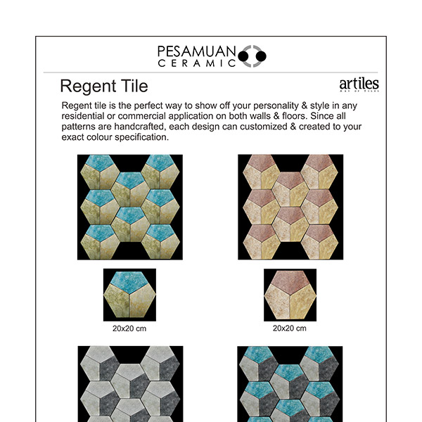 Regent Tile - Philip Lakeman Ceramic